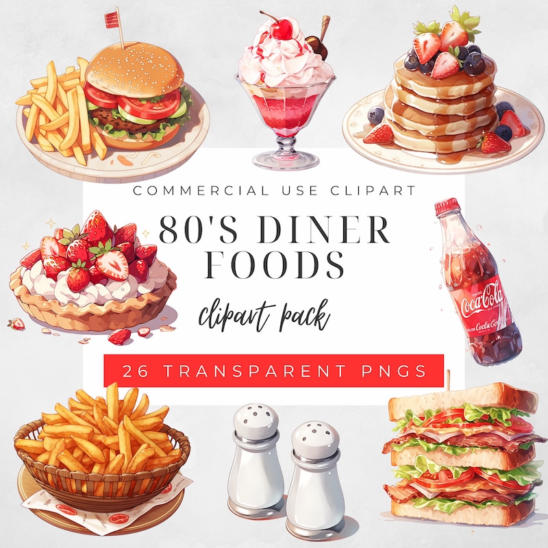 80s Diner Art - Etsy