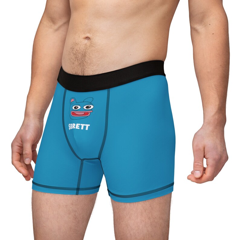 Brett Boxer Meme Coin Custom Mens Boxers Stretchy and Soft Polyester ...