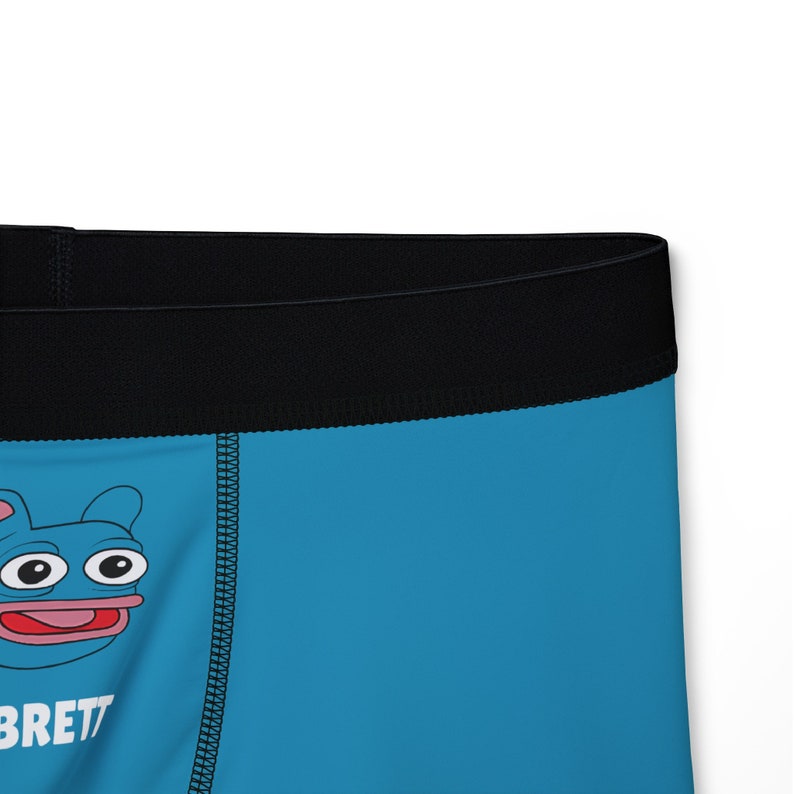 Brett Boxer Meme Coin Custom Mens Boxers Stretchy and Soft Polyester ...