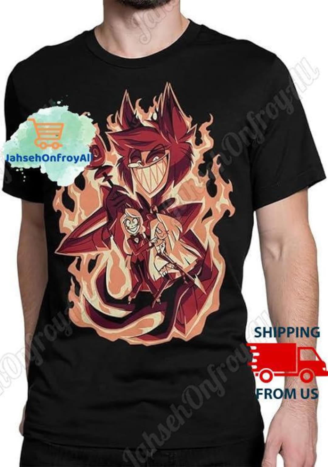 Alastor Hazbin Hotel Shirt, Alastor Shirt, Hazbin Hotel Shirt, Hazbin ...