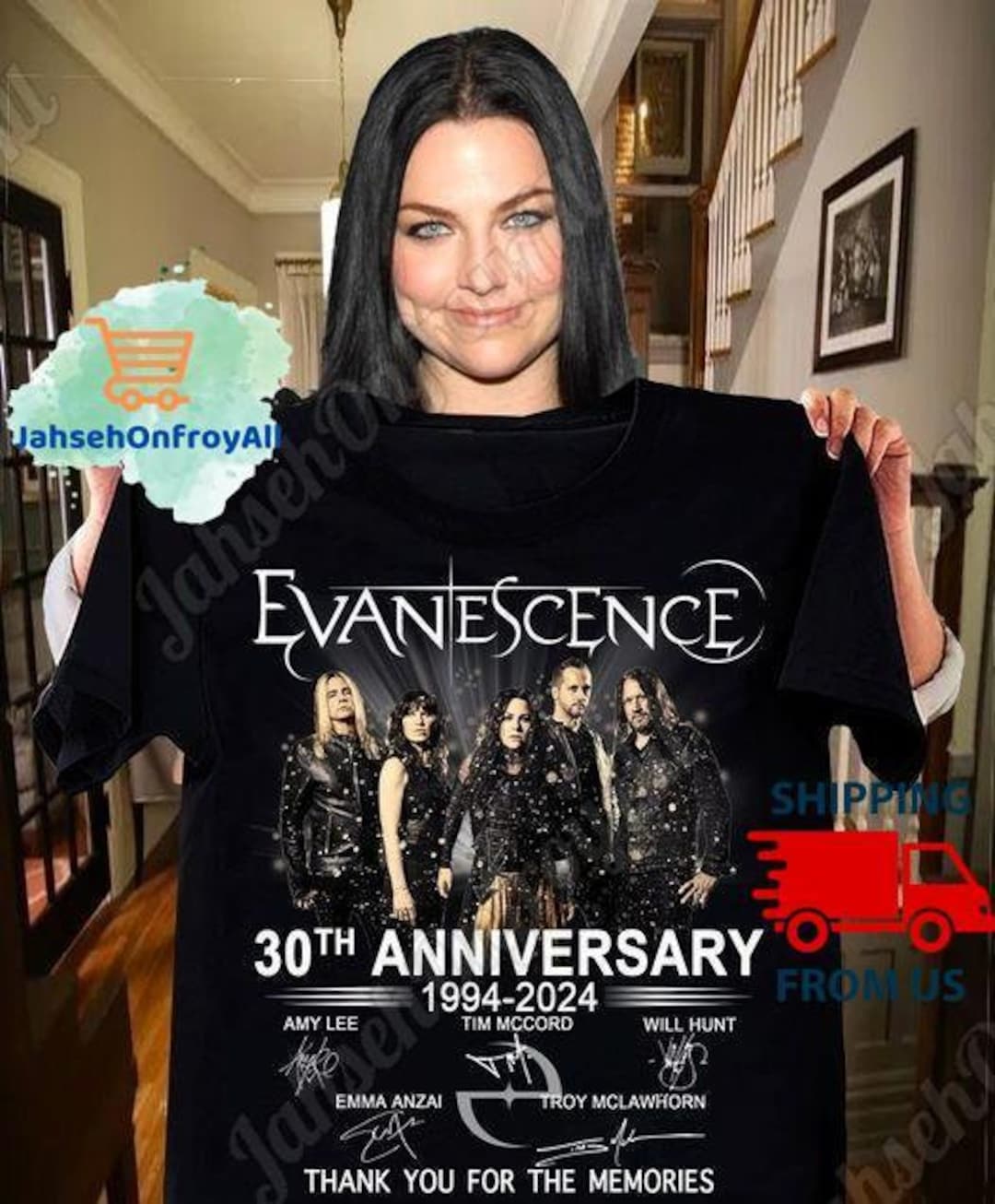 Evanescence Shirt, Evanescence T-shirt, Evanescence Memory Shirt ...