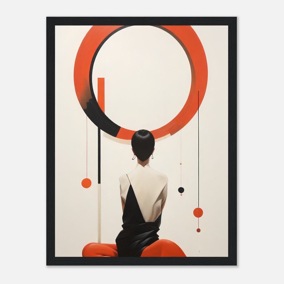 Minimalist Art Poster Made of Premium Matte Paper With Wooden Frame ...