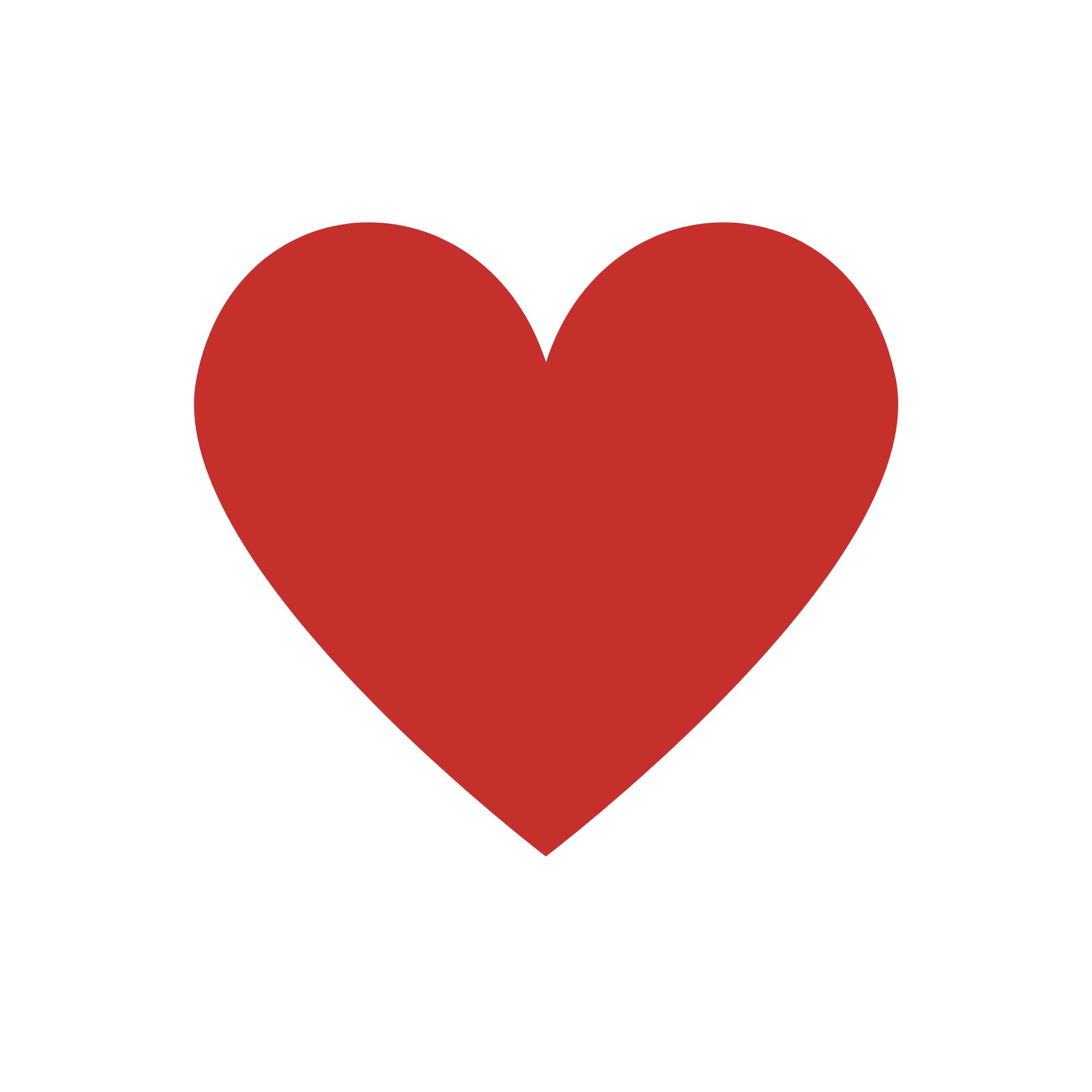 Digital Heart Print - Etsy