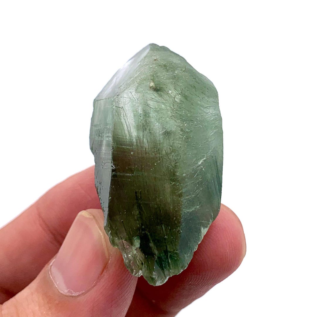 Natural Rare GREEN RUTILE QUARTZ, 24g Extreme Rare Unique Healing ...