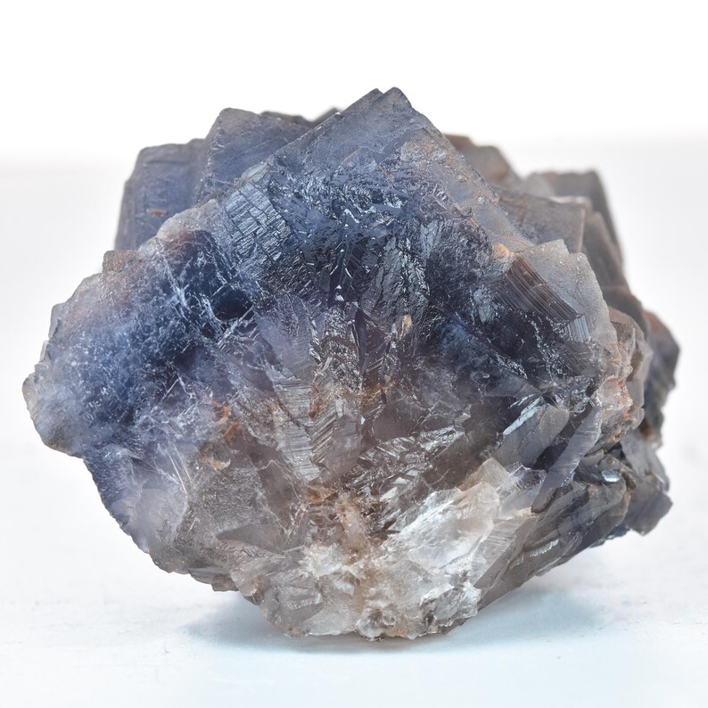 212 Gram Beautiful Natural Cubic Phantom BLUE FLUORITE From Pakistan - Etsy