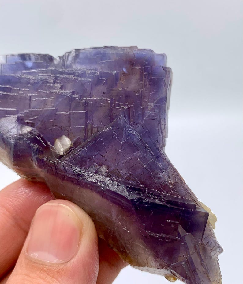 Blue Fluorite Specimen: 80g Natural Crystal From Pakistan - Etsy