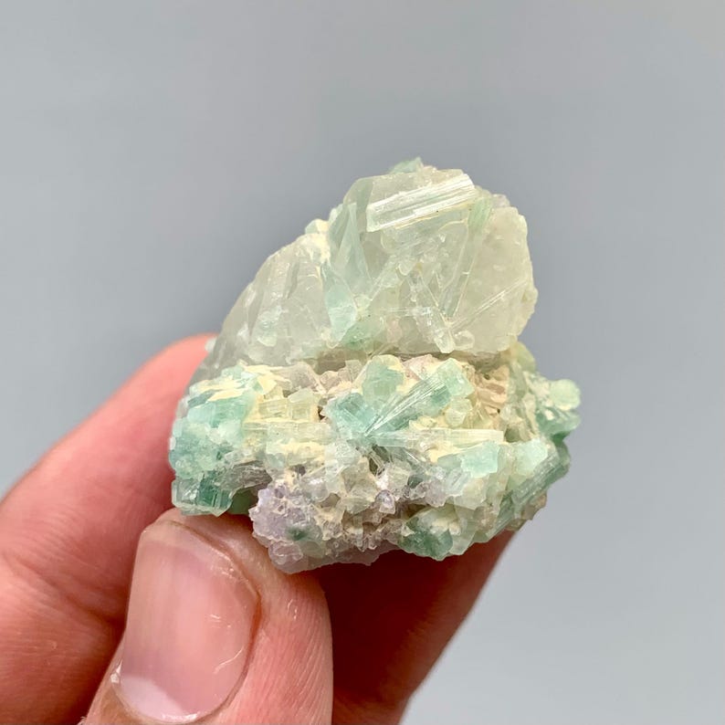 Natural Tourmaline Crystals With Quartz – Afghanistan Gemstone Specimen ...