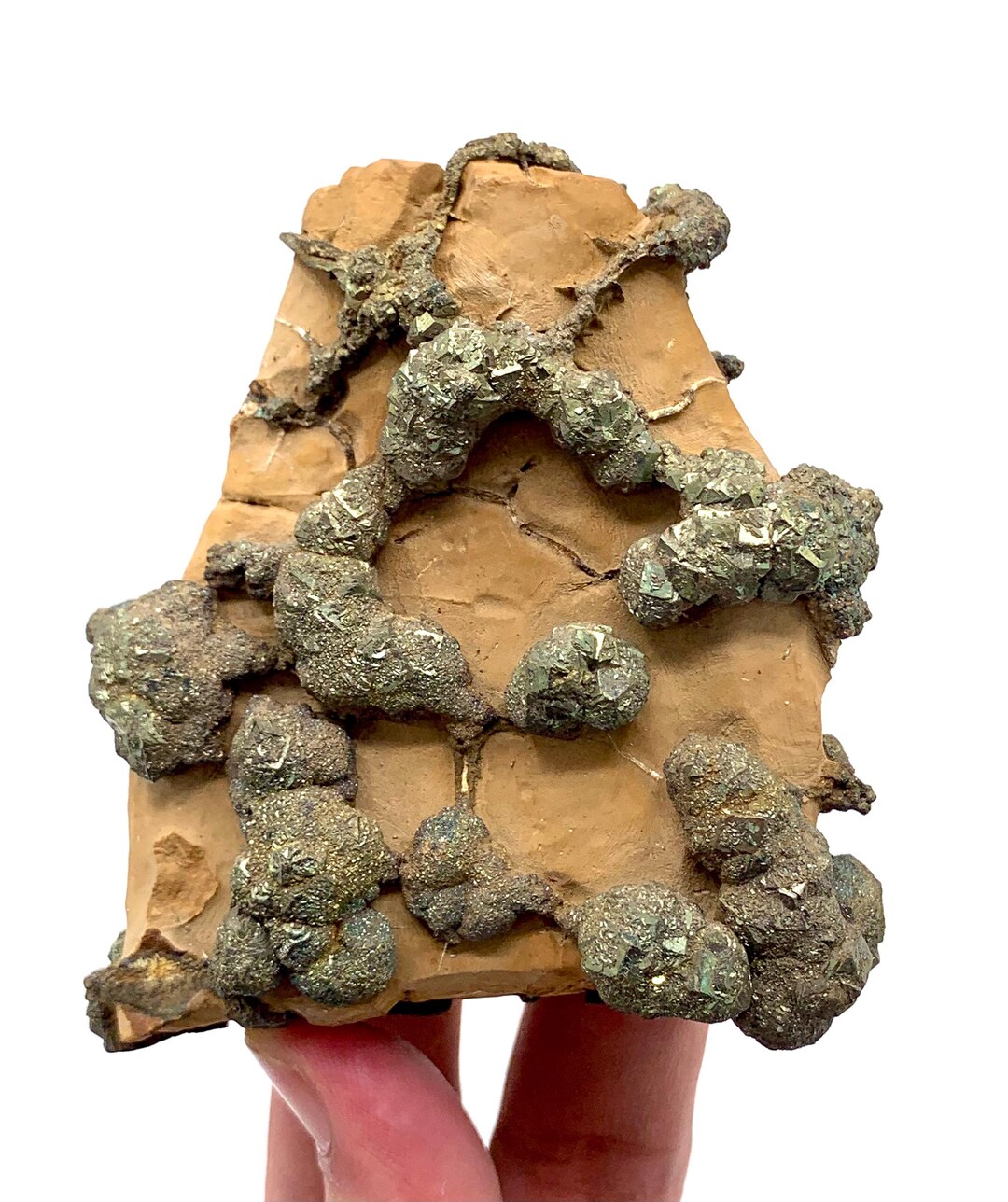 Natural Rainbow Pyrite Marcasite Specimen 374g Unique Healing Stone ...