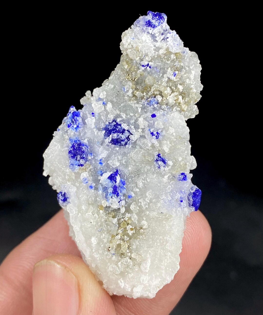 Royal Blue Lazurite Healing Crystal Specimen: Accents, Afghanistan 26 ...