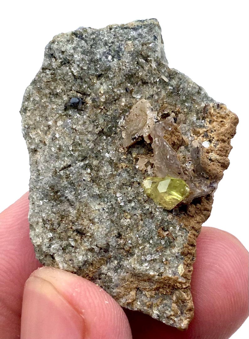 Natural Titanite Sphene Crystal – 79 Carat Gemstone Specimen, Pakistan ...