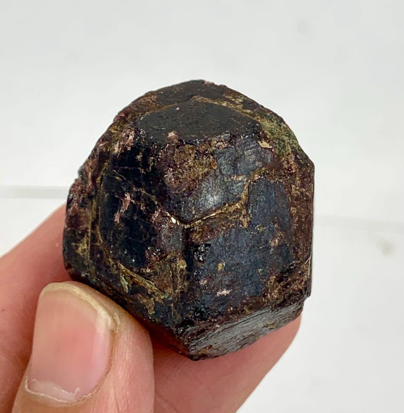 Natural Almandine Garnet Crystal: 77 Grams, Afghanistan Origin - Etsy