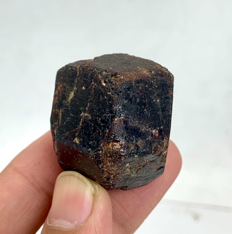 Natural Almandine Garnet Crystal: 77 Grams, Afghanistan Origin - Etsy