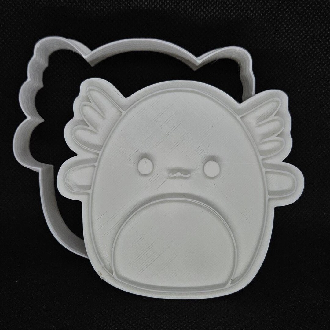 Axle the Axolotl Squishmallow Sandwich Cutter and Stamp Set - Etsy