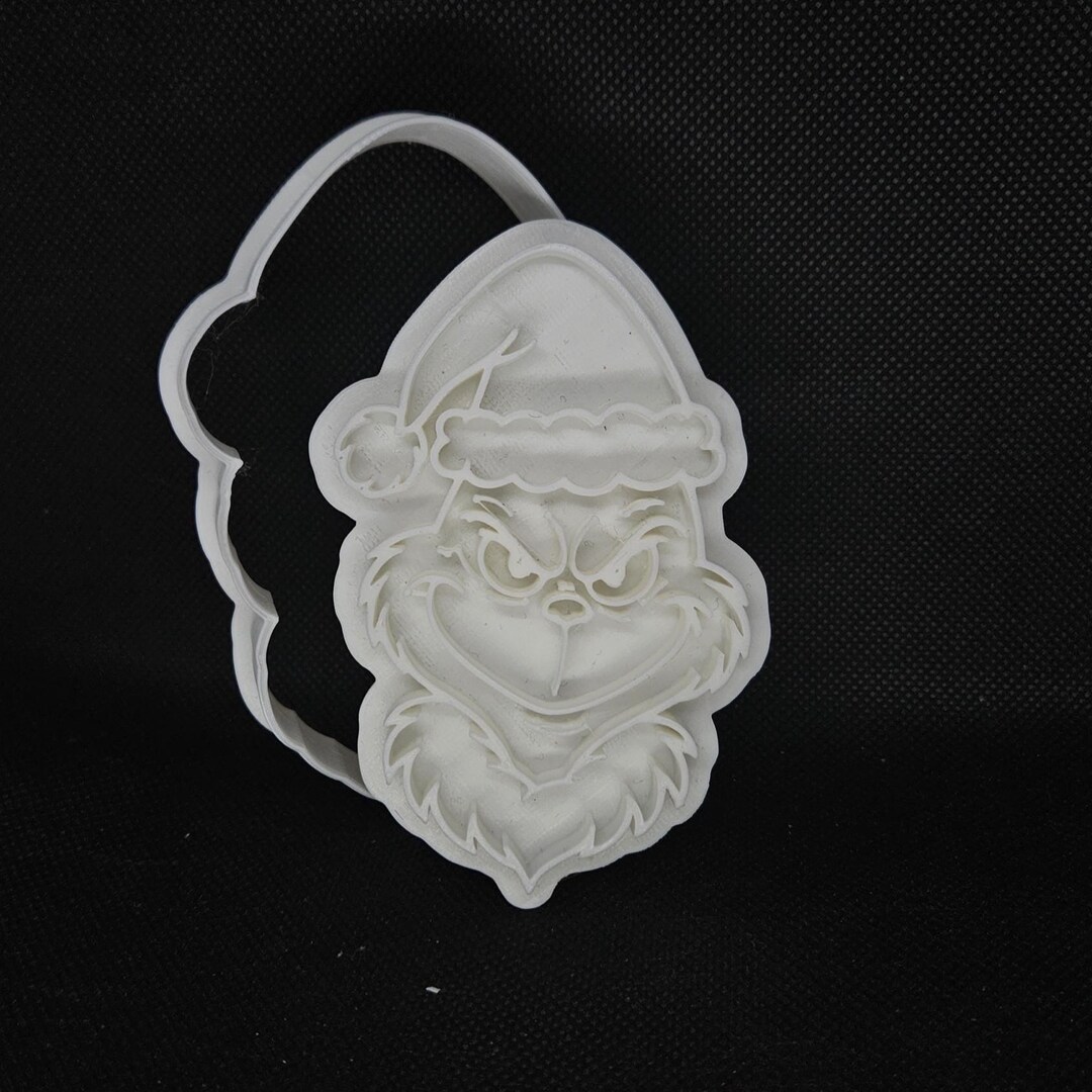 The Grinch Sandwich Cutter & Stamp Set - Etsy