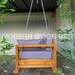 Wood Tree Swing Bed Outdoor Hanging Bed Swing Backyard Swing Porch ...