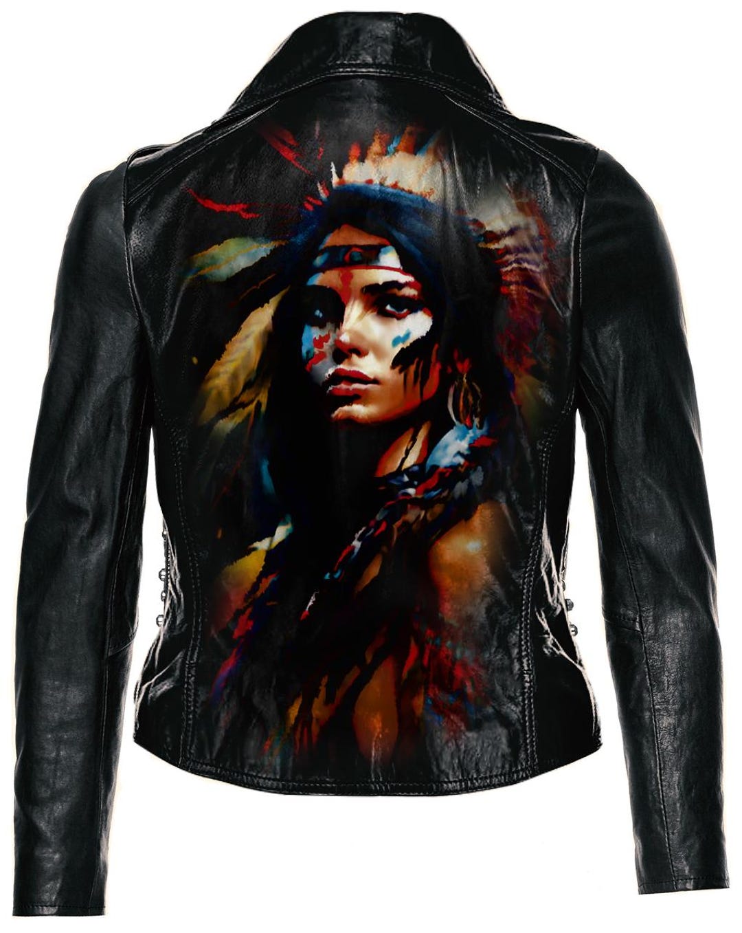 Stunning Punk Rock Women's Leather Jacket With Striking Accents and ...