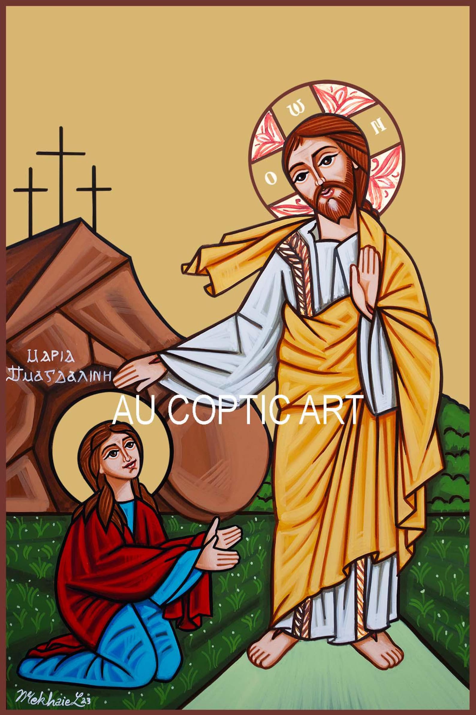 St. Mary Magdalene Coptic Icon/ Icon - Etsy
