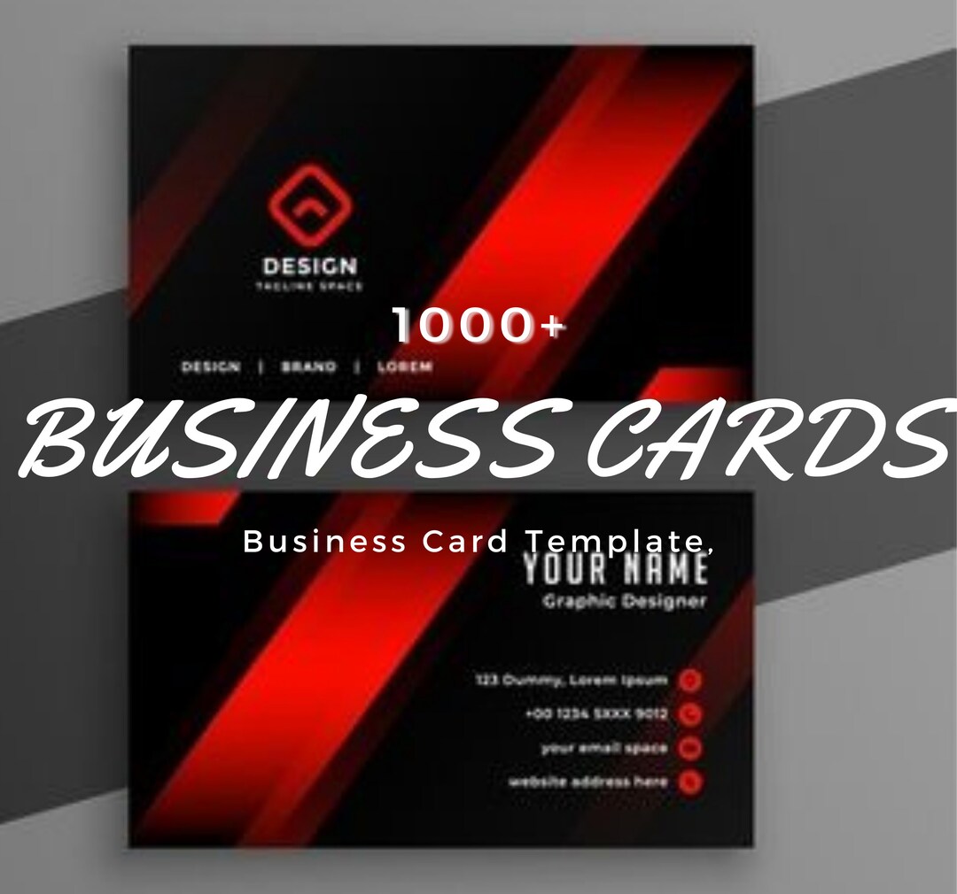 1000+ Photo Business Card Template, Minimalist Business Cards, Chic ...