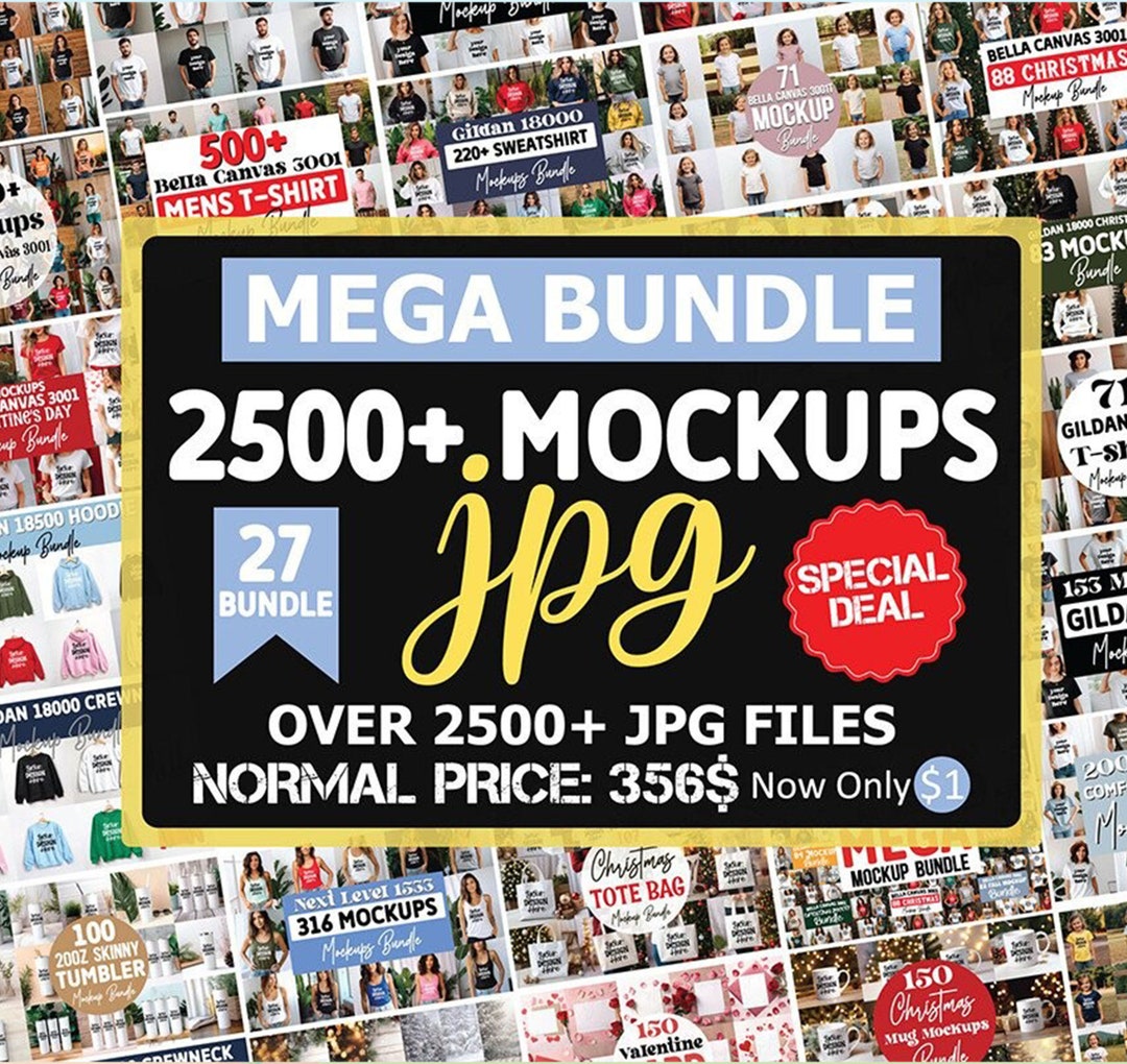 Mockup Bundle, Full Access Digital Mock Ups, Lifestyle Mock Ups, Model ...