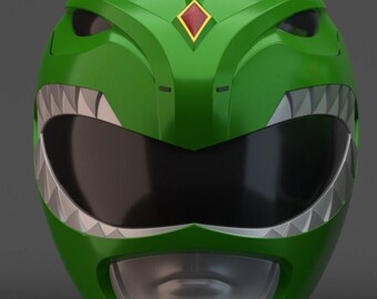 Tommy Oliver Custom Green Ranger Helmet Stl - Etsy
