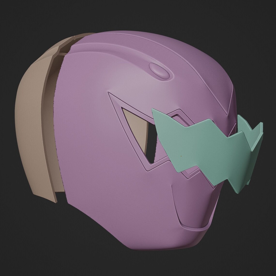 Dino Thunder Red Ranger Helmet (STL) - Etsy