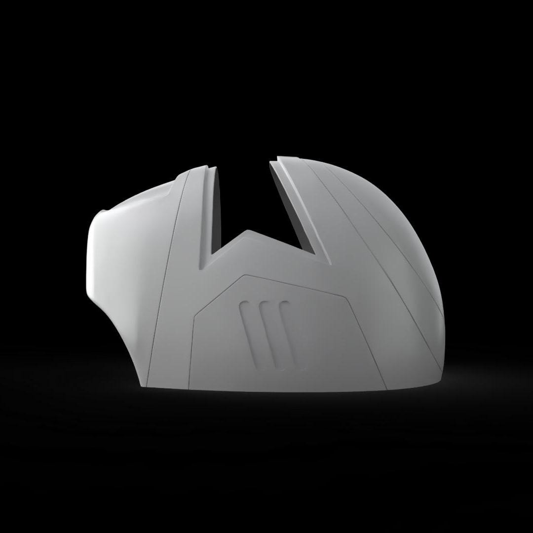 Power Rangers in Space Silver Ranger Helmet STL - Etsy