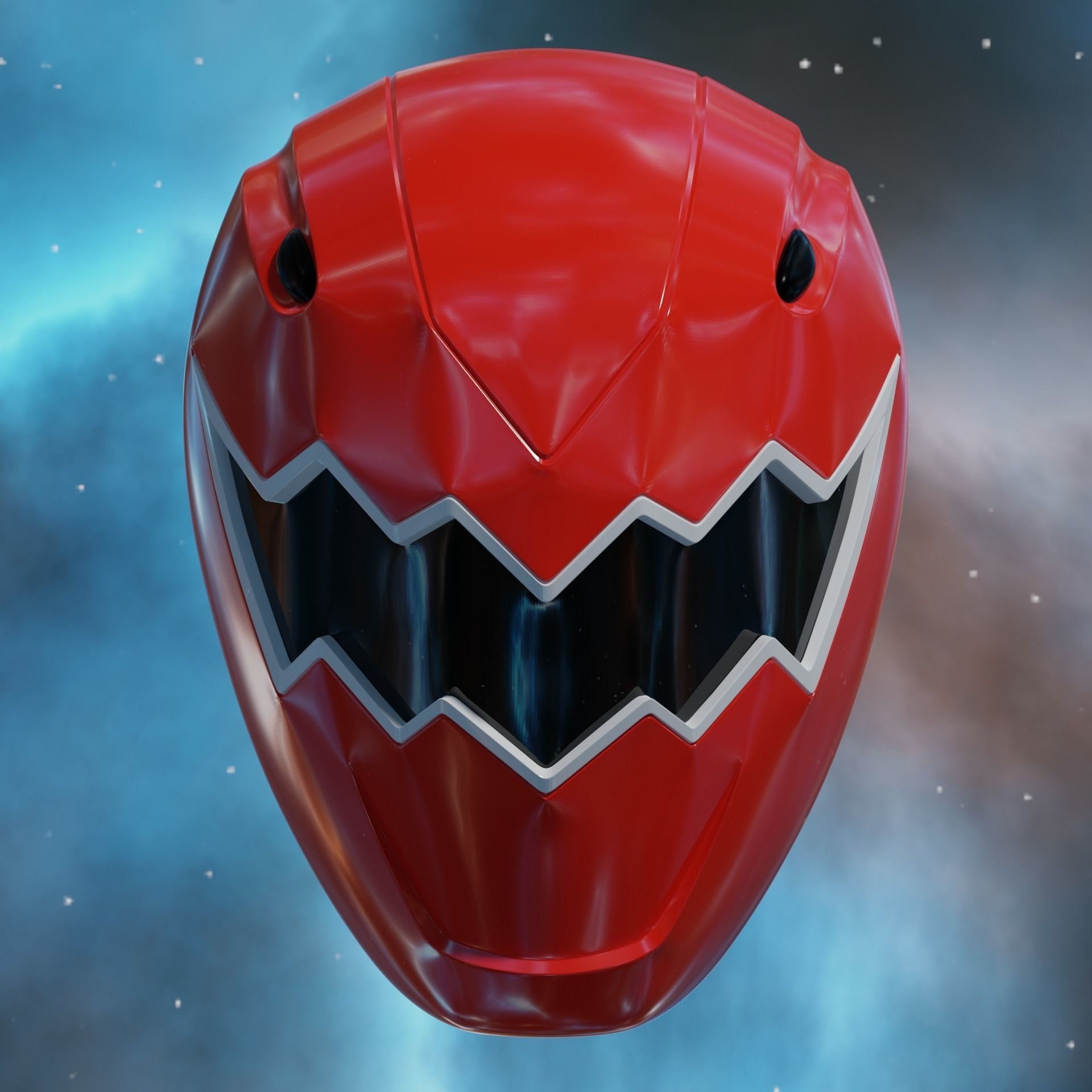 Dino Thunder Red Ranger Helmet (STL) - Etsy