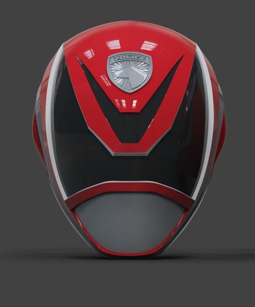 Power Rangers SPD Red Ranger Helmet STL - Etsy