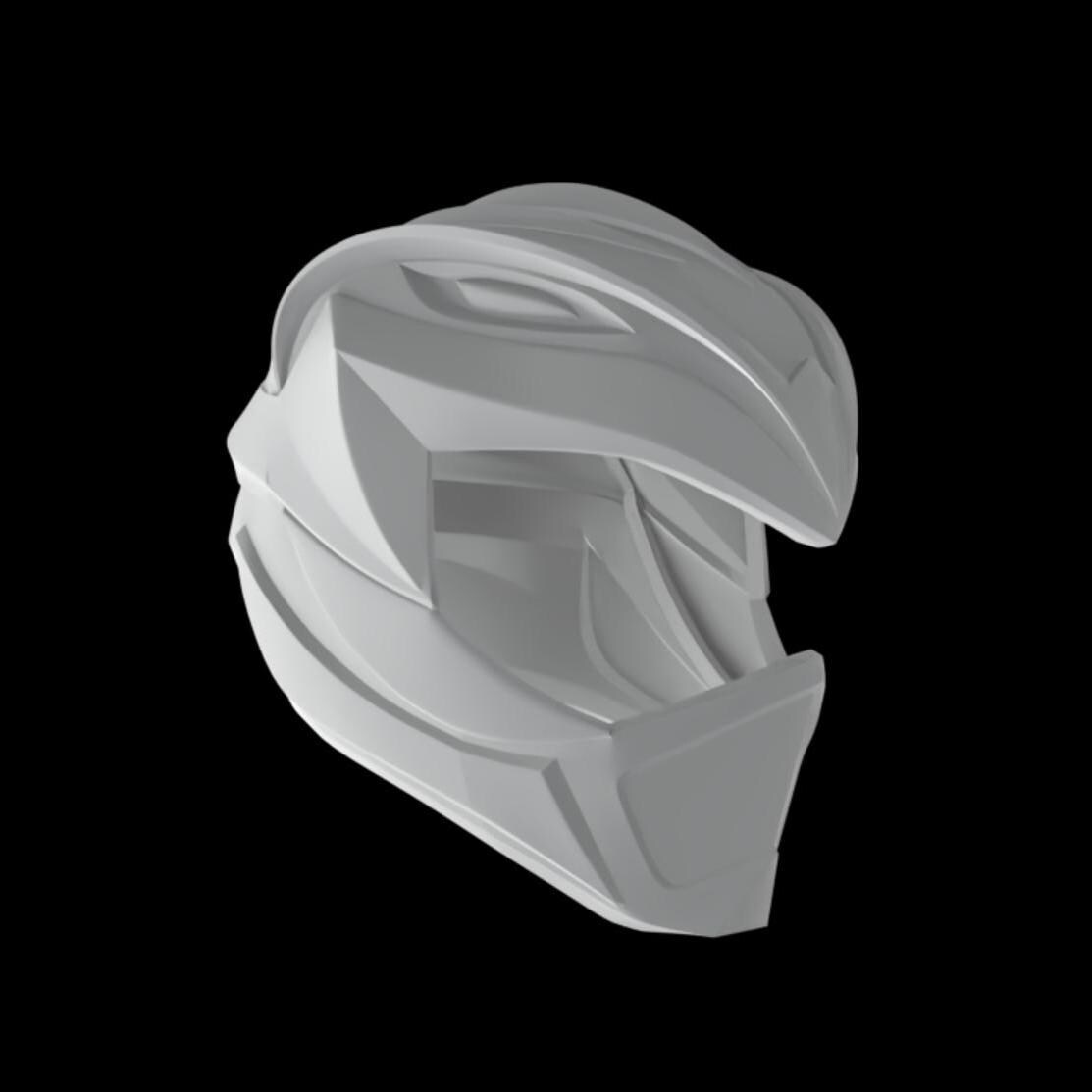 Ryu Power Ranger Helmet (STL) - Etsy