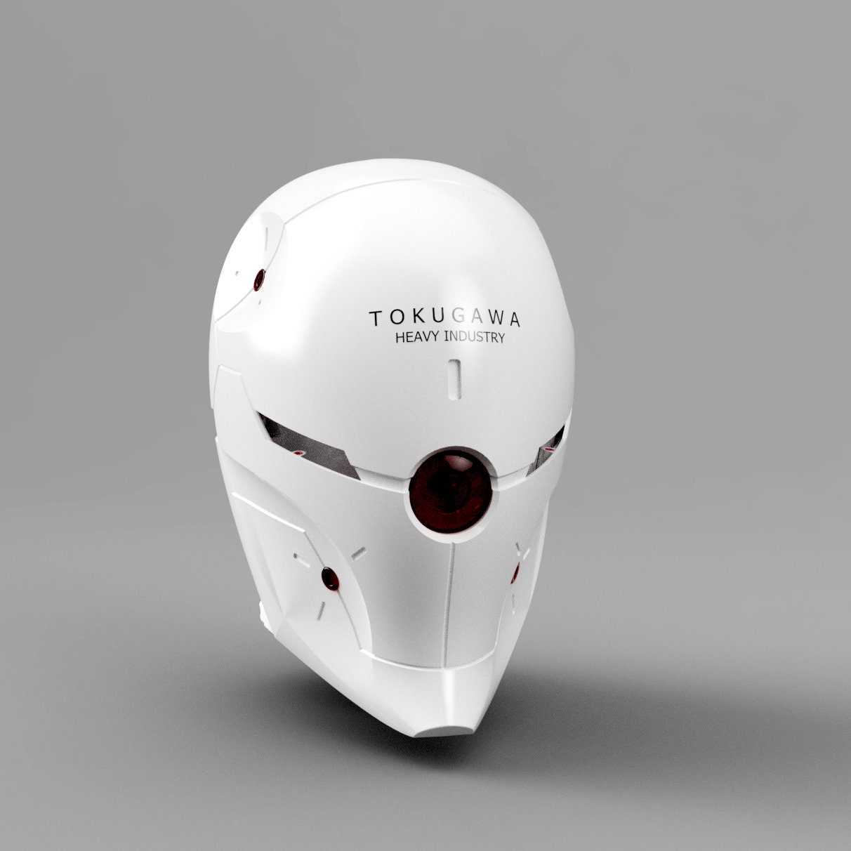 Gray Fox Cyborg Ninja Helmet STL (non Motorized) - Etsy