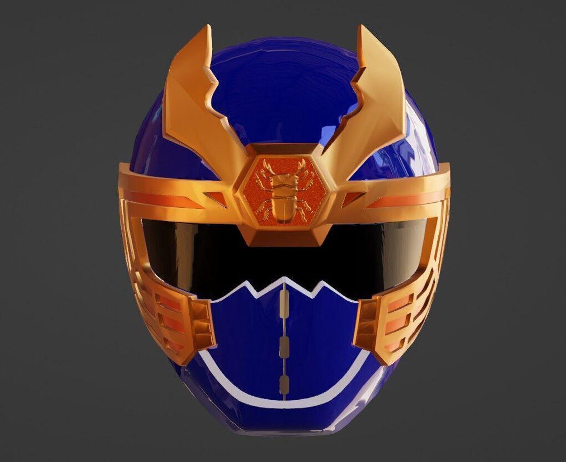 Navy Thunder Ranger Helmet STL - Etsy