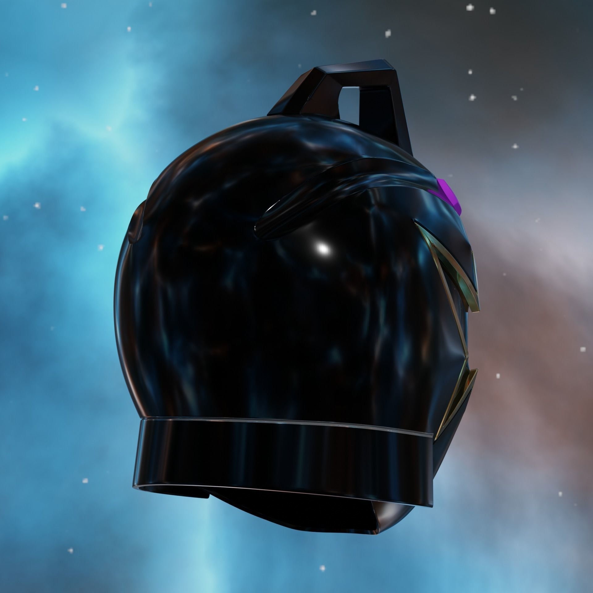 Dino Thunder Black Ranger Helmet STL - Etsy