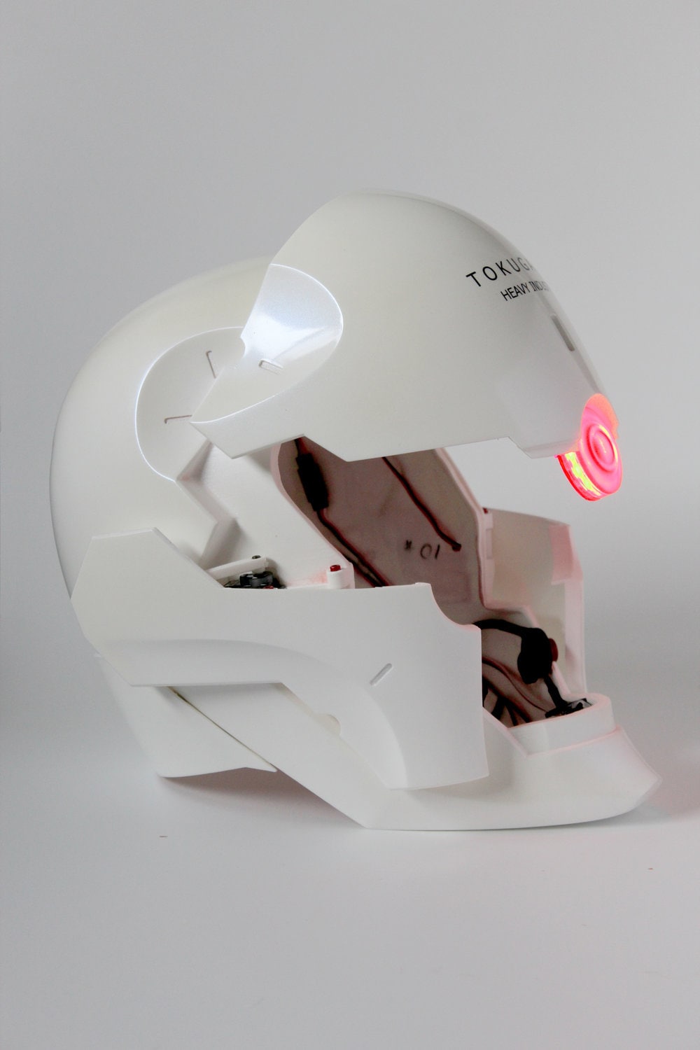 Motorized Gray Fox Cyborg Ninja Helmet STL - Etsy