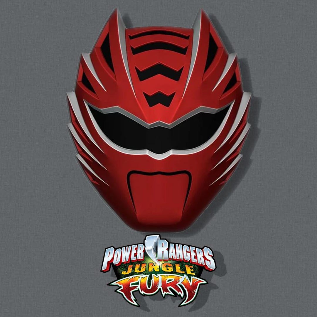 Power Rangers Jungle Fury Red Ranger Helmet (STL) - Etsy