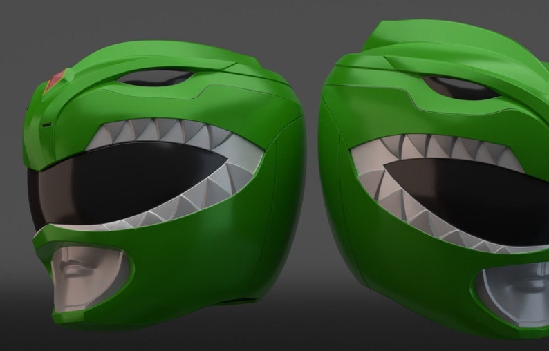 Tommy Oliver MMPR Green Ranger Helmet STL - Etsy Australia