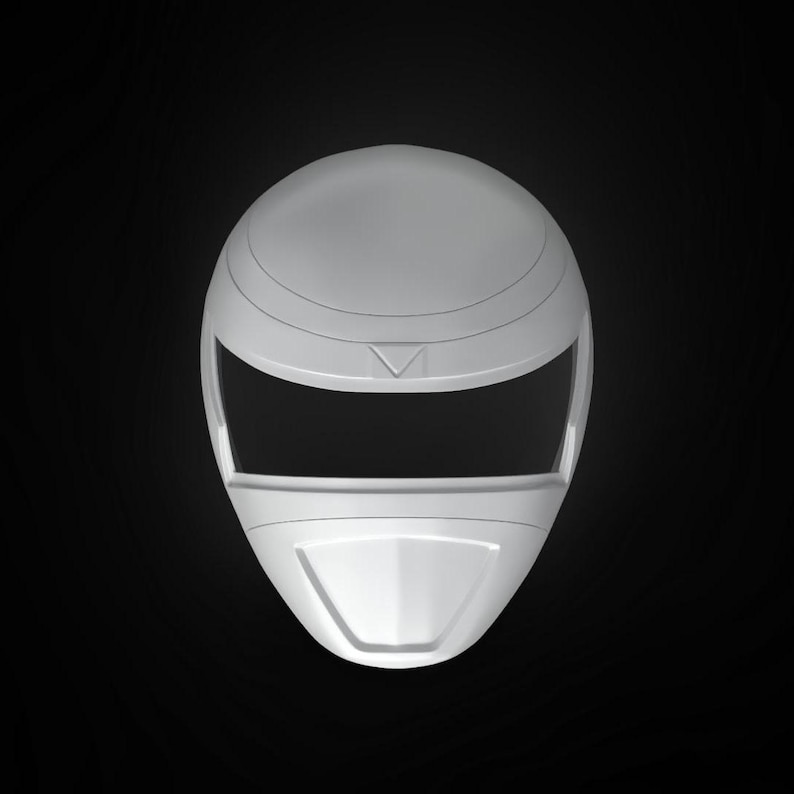 Power Rangers in Space Silver Ranger Helmet STL - Etsy