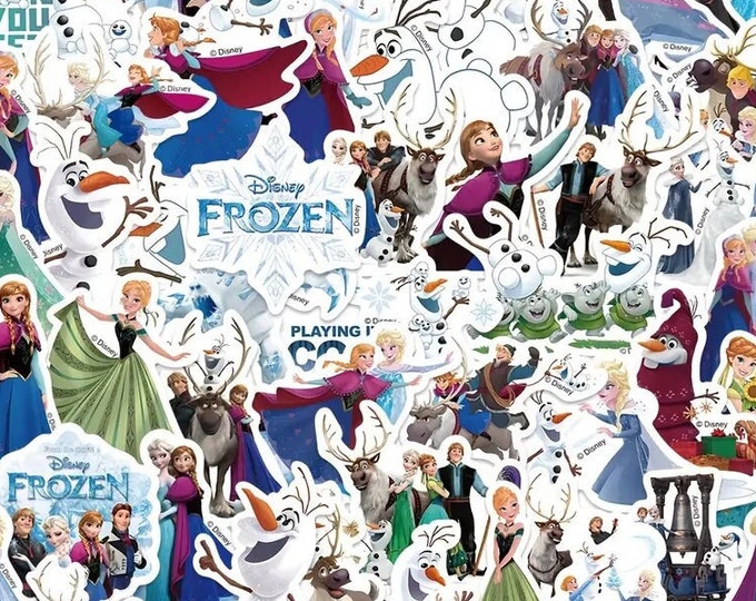 Disney Frozen Sticker Pack Anna and Elsa Decals Disney Fan Frozen Movie ...