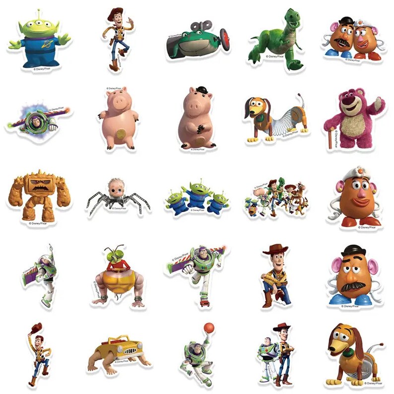 Disney Toy Story Sticker Pack Buzz and Woody Decals Disney Fan Toy ...