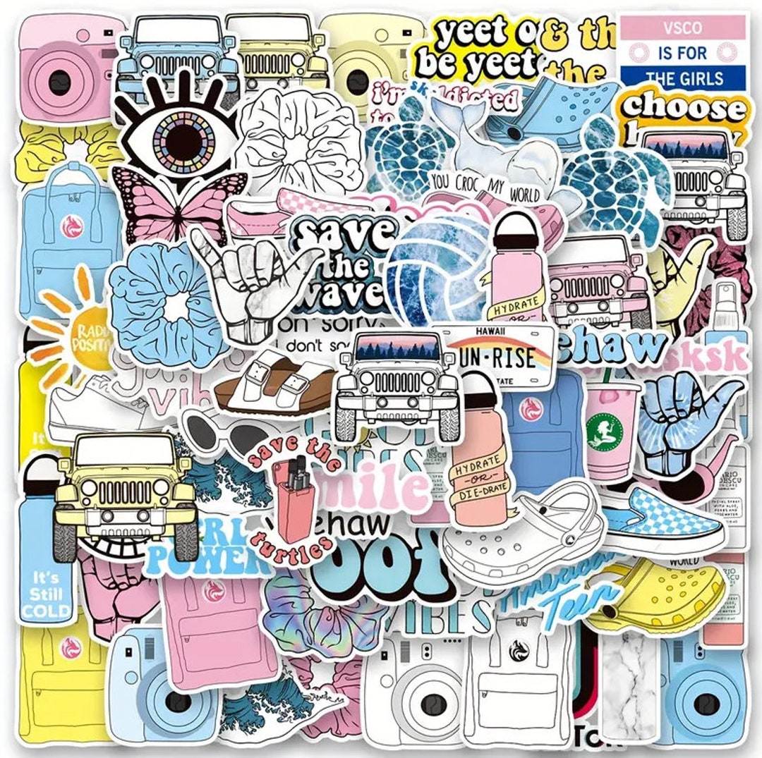 Girl Power Decal Pack VSCO Stickers Girl Vibes Vinyl Waterproof ...