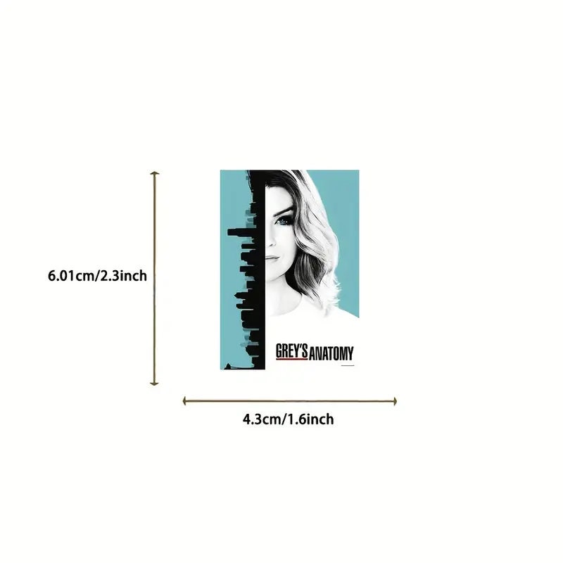 Grey's Anatomy Sticker Pack Doctor Laptop Decals Grey-sloan Memorial ...