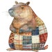 10 Capybaras Clipart Bundle, PNG & JPG, Printable Patchwork Capybara ...
