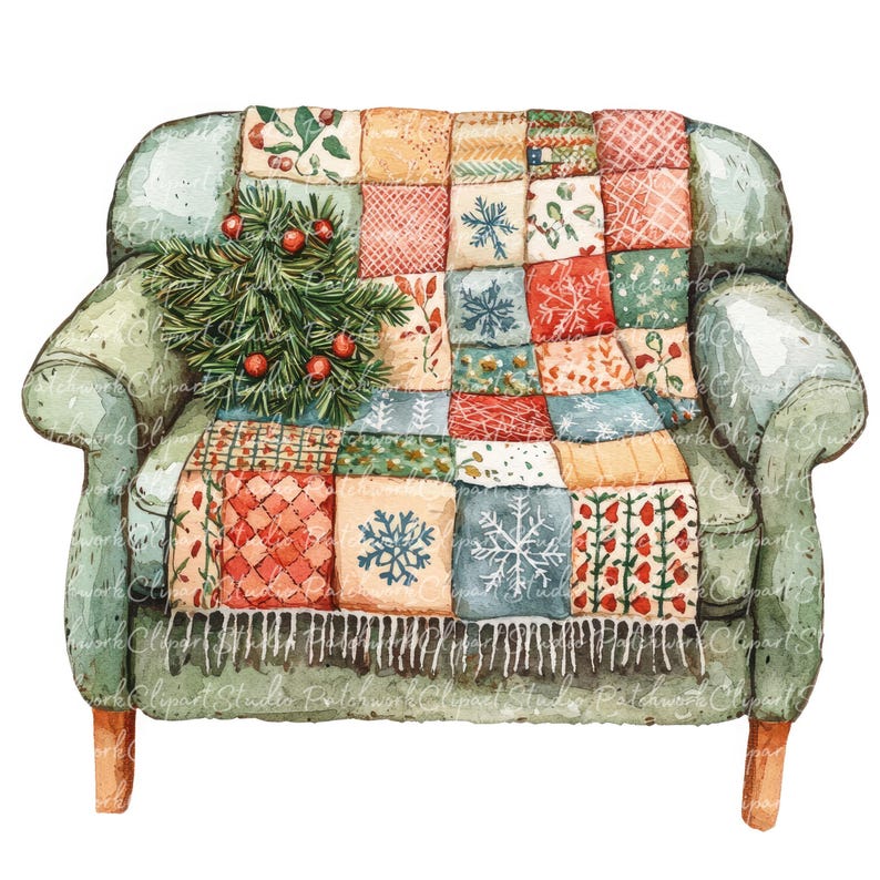 12 Quilted Winter Blanket Clipart Bundle, PNG & JPG, Printable ...