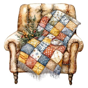 12 Quilted Winter Blanket Clipart Bundle, PNG & JPG, Printable ...