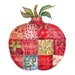 10 Pomegranates Clipart Bundle, PNG & JPG, Printable Patchwork ...