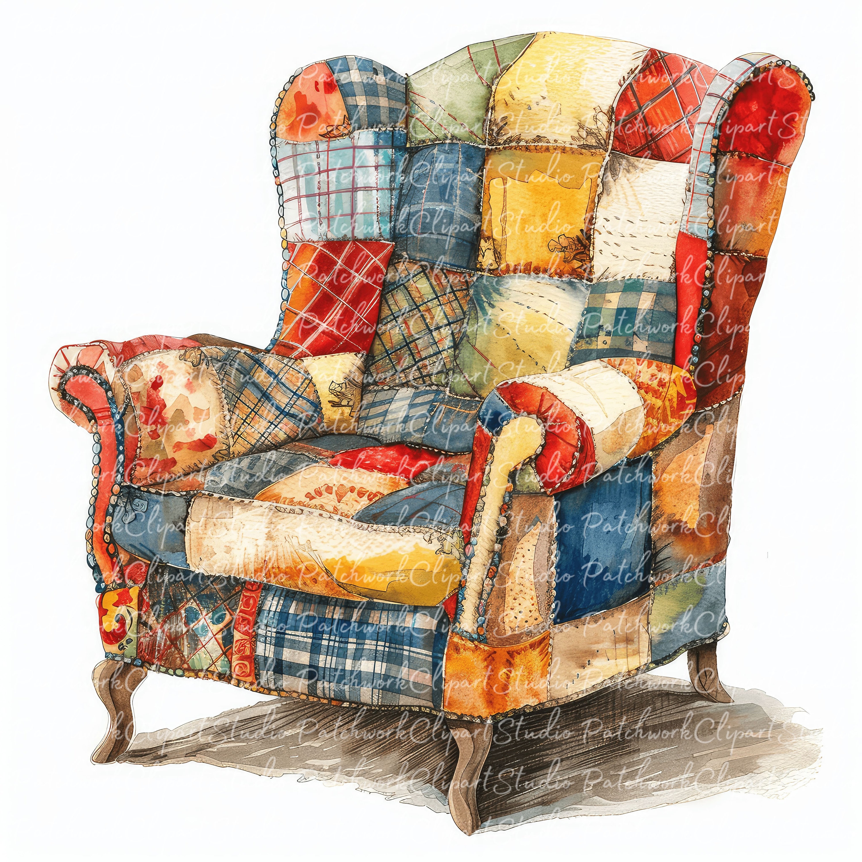 Patchwork chairs for sale store