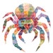 10 Spiders Clipart Bundle, PNG & JPG, Printable Patchwork Spider ...