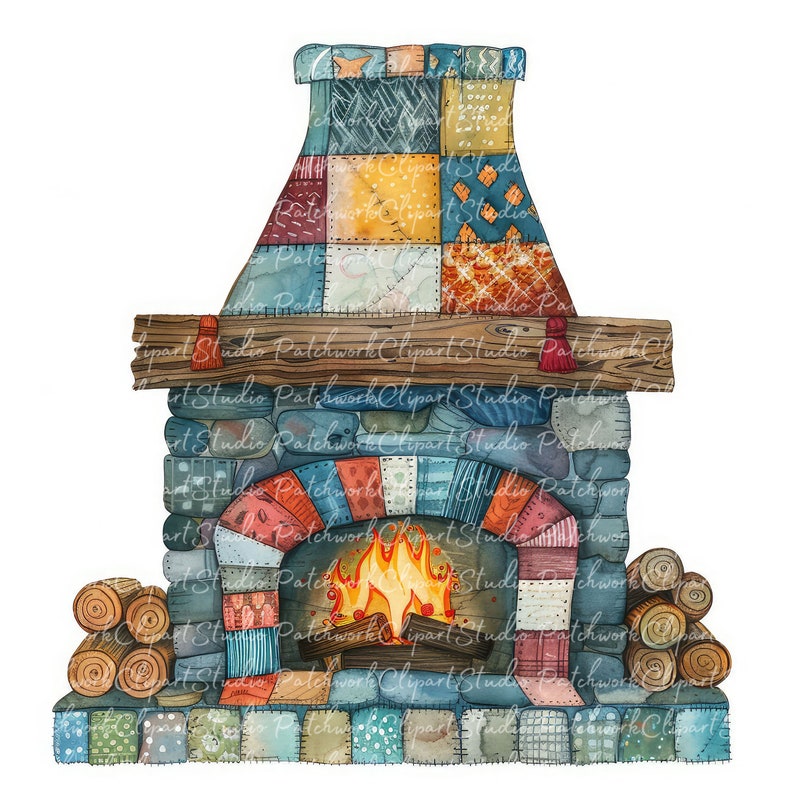 Fireplace Poster - Etsy