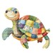 10 Turtle Clipart Bundle, PNG & JPG, Printable Patchwork Turtles ...