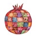 10 Pomegranates Clipart Bundle, PNG & JPG, Printable Patchwork ...
