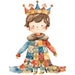 10 Prince Clipart Bundle, PNG & JPG, Printable Patchwork King ...